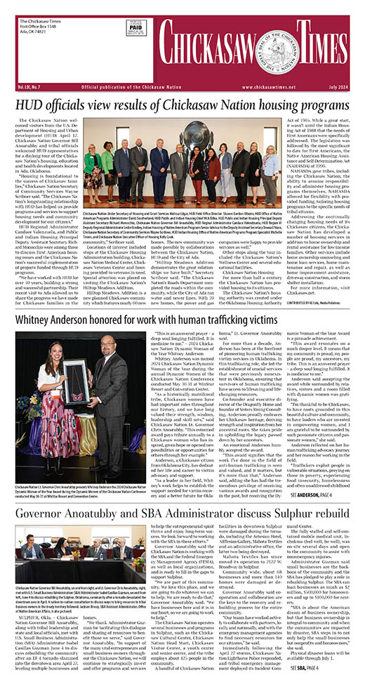 Home | Chickasaw Times Home | Chickasaw Times