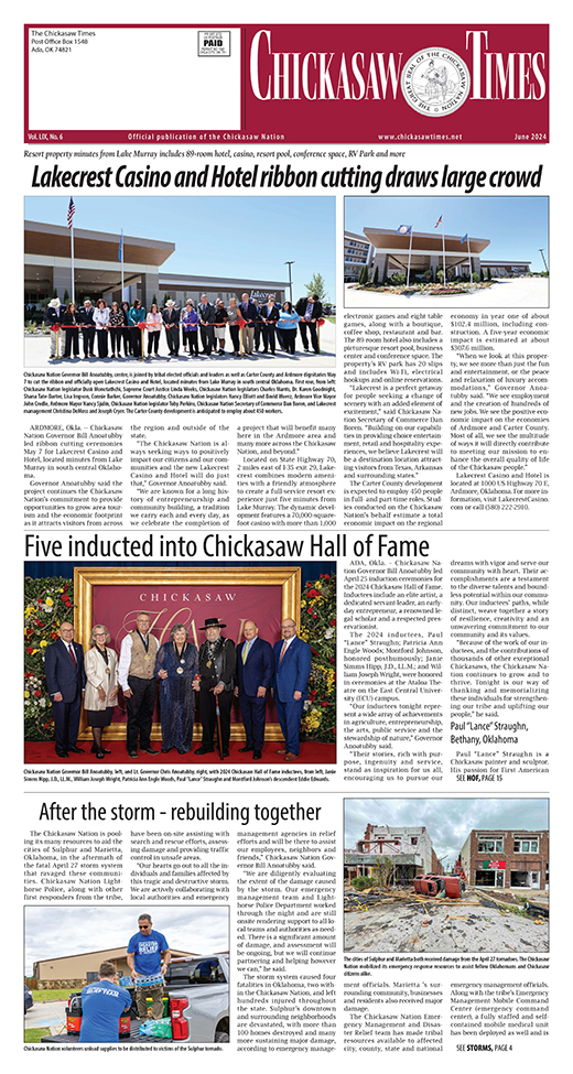 Archived E-Editions | Chickasaw Times